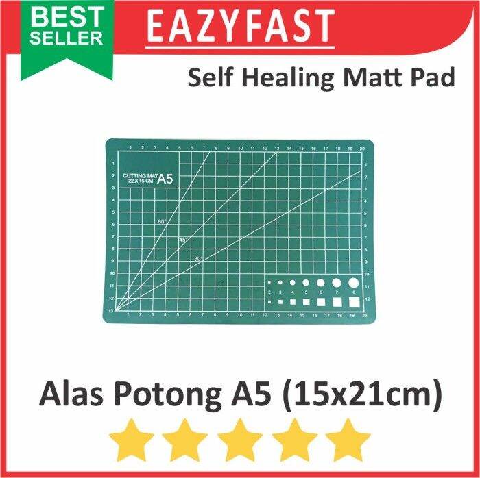 Cutting Mat Matt Pad A5 Papan Alas Potong Cutter Work Green 21x15 cm ...