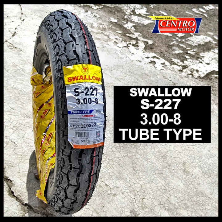 BAN VESPA 300X8 SWALLOW S227. 1PC BAN VESPA RING 8. Tersedia Paket Dengan Ban Dalam | Lazada ...