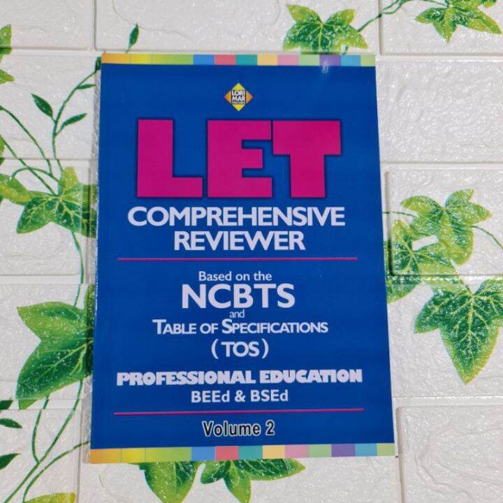 Mainit na benta LET Comprehensive Reviewer NCBTS professional Education ...