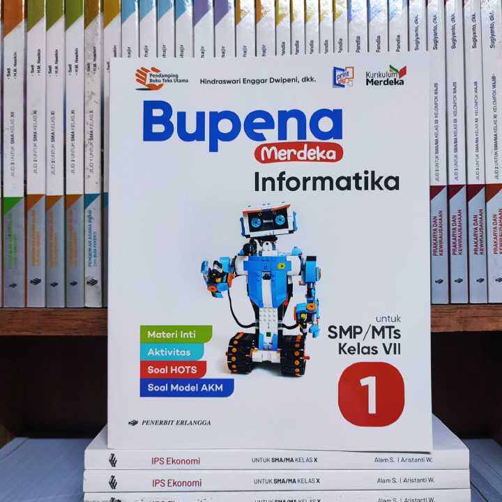 Bupena Merdeka Informatika Kelas 1 SMP Erlangga | Lazada Indonesia