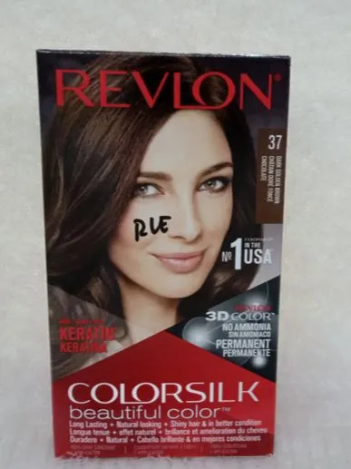 REVLON COLORSILK BEAUTIFUL WITH KERATIN DARK GOLDEN BROWN 37 | Lazada PH