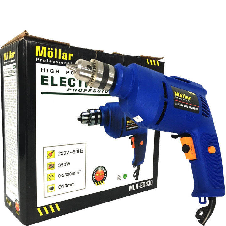 Mollar ED-430 Mesin Bor Listrik 10mm Mesin Bor Bolak Balik 10mm Besi ...
