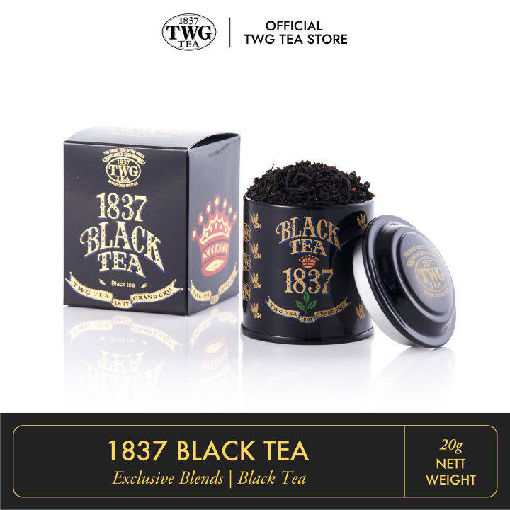 TWG Tea | 1837 Black Tea, Mini Tin Tea, 20g ชาดำ กลิ่นเบอรรี่ คาราเมล ...