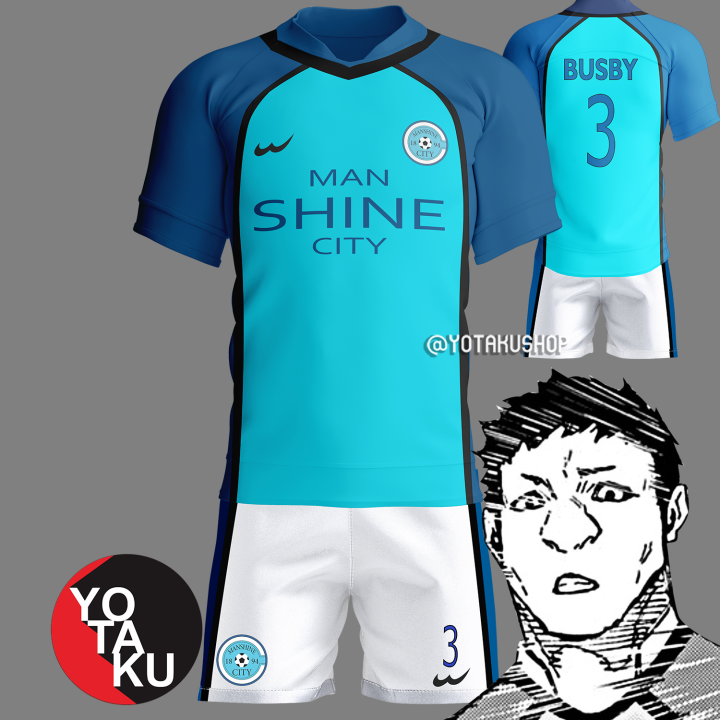 Jersey Anime Cosplay Blue Lock Manshine Busby Full Set | Lazada Indonesia