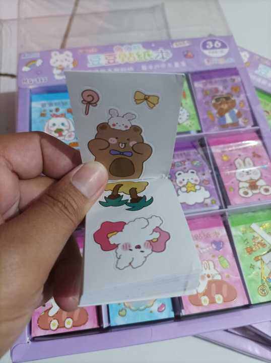 gambar tempel stiker Buku Harian Anak Fancy Notes Buku Spiral Anak Buku ...