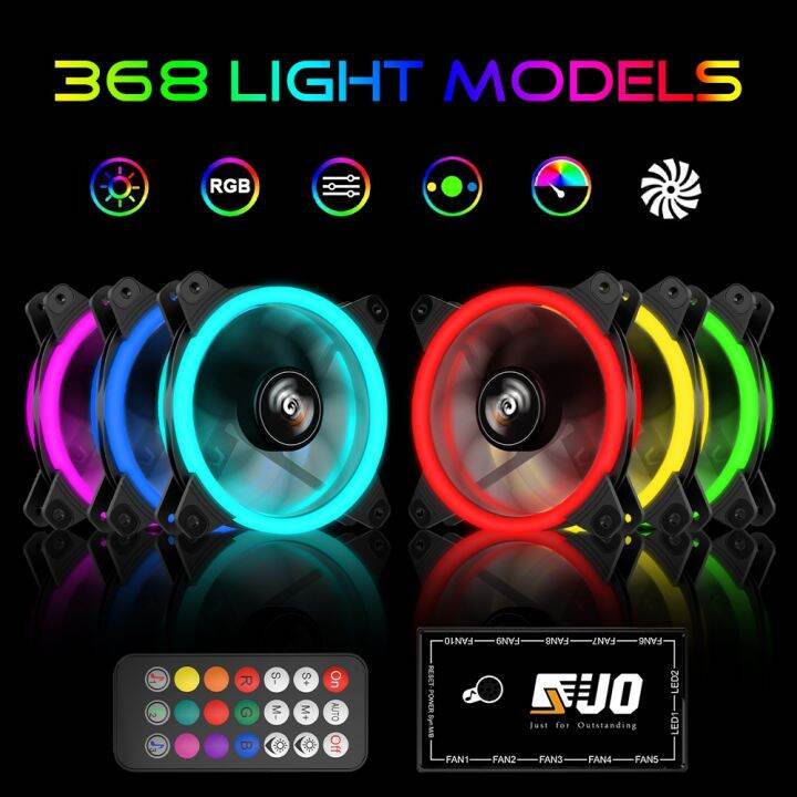 J5V3PIN AURA SYNC ARGB PC Fan PC Cooling Fan Case Fan RGB Laptop ...