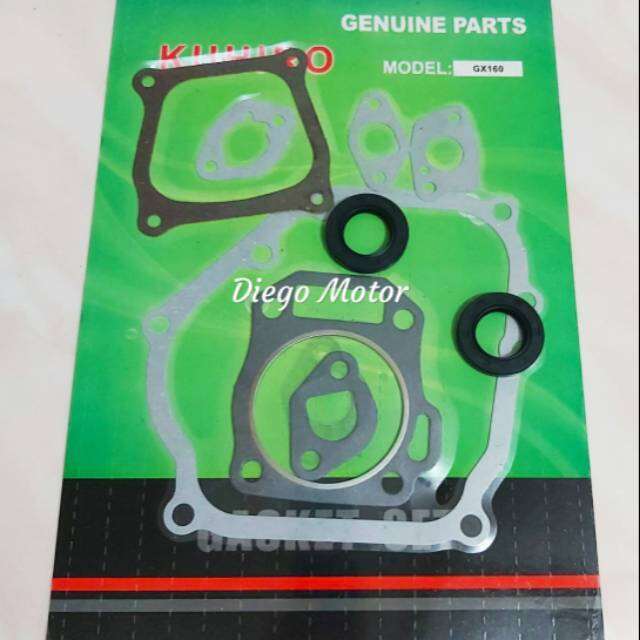 Packing Paking set komplit plus oilseal mesin penggerak tipe GX160 GX200 Genset tipe 3500W 4500W ...