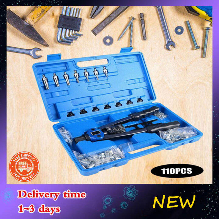 Nutsert Tool Nutsert Kit Rivnut Heavy Duty Nutsert Gun M3-12 Nut Rivet Riveter | Lazada PH
