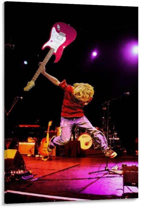 The Lead Singer of Rock Band Nirvana Kurt Cobain Smashing Guitars ...