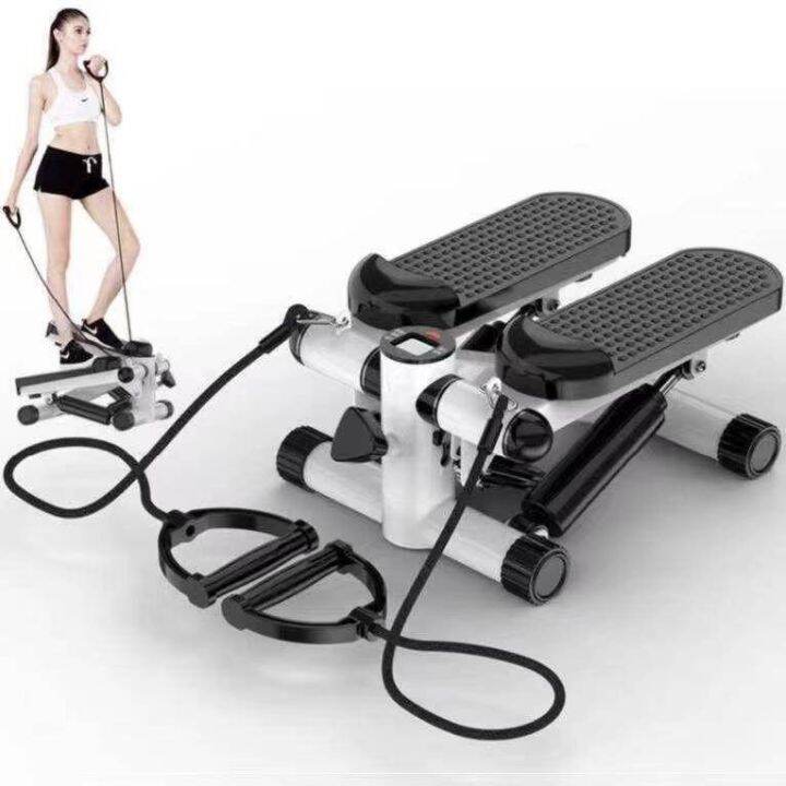 Stepper Air Climber Step Fitness Exercise Machine with Resistance Band and LCD Display | Lazada PH