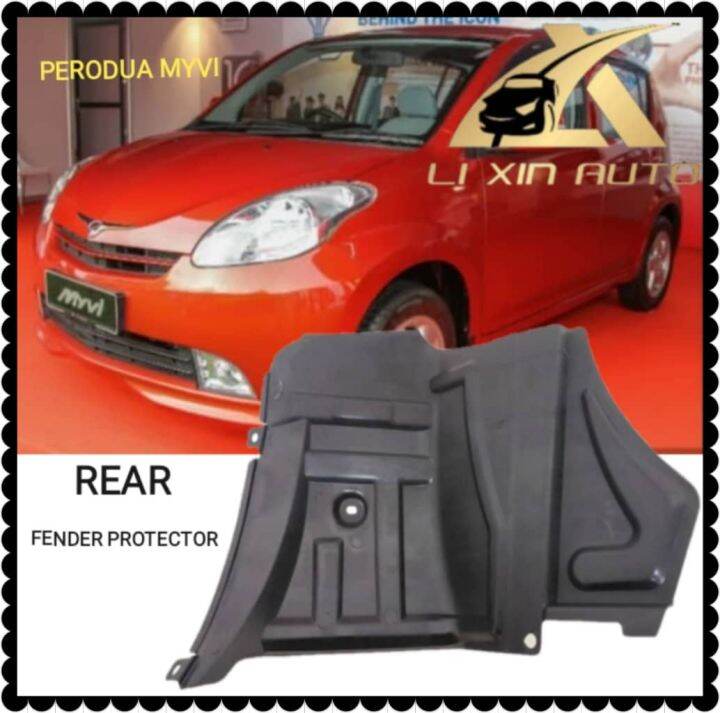 PERODUA MYVI 2005-2010 REAR FENDER PROTECTOR ( BELAKANG FENDER DAUN ...