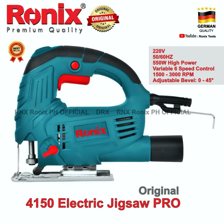 RONIX OFFICIAL GERMANY 4150 Electric Jigsaw Cutter 220v 550w Original 6 ...