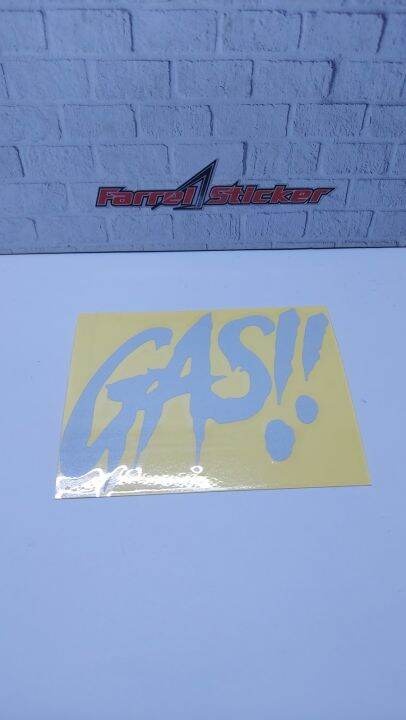 Stiker Gas!! sticker GAS | Lazada Indonesia