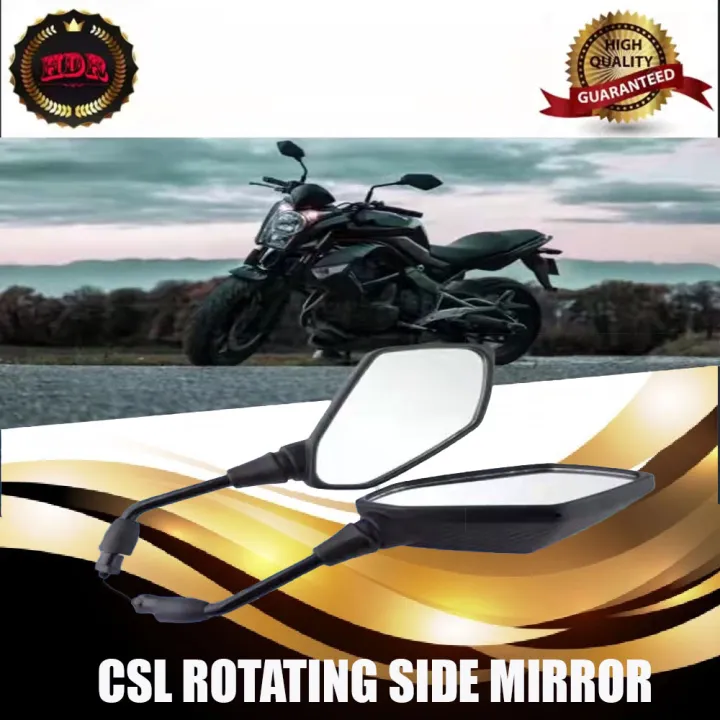 CSL Japan Quality H3053 Universal Rotating Clear Dustproof Side Mirror ...