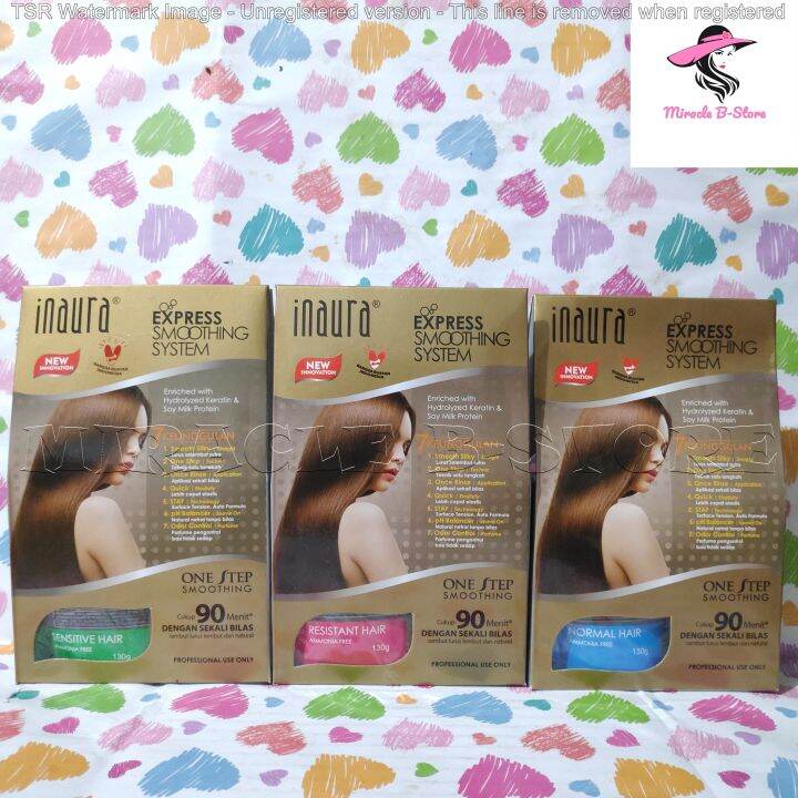 INAURA ONE STEP EXPRESS SMOOTHING SYSTEM 130 GR MINI OBAT PELURUS ...