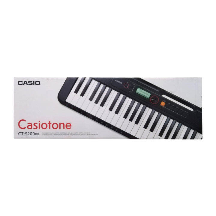CT-S200BK Casiotone Portable Electronic Piano/Keyboard -with stand ...
