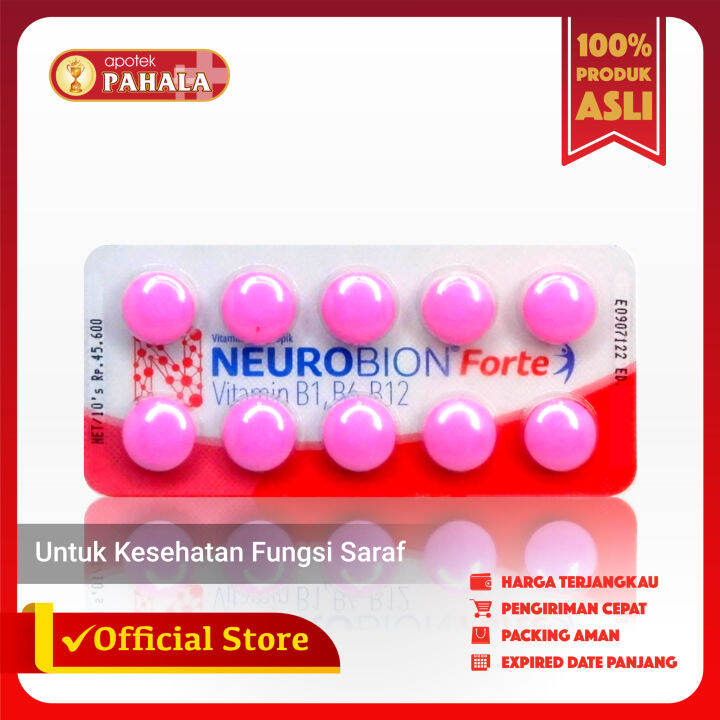 Neurobion Forte Strip Isi 10 Tablet | Lazada Indonesia