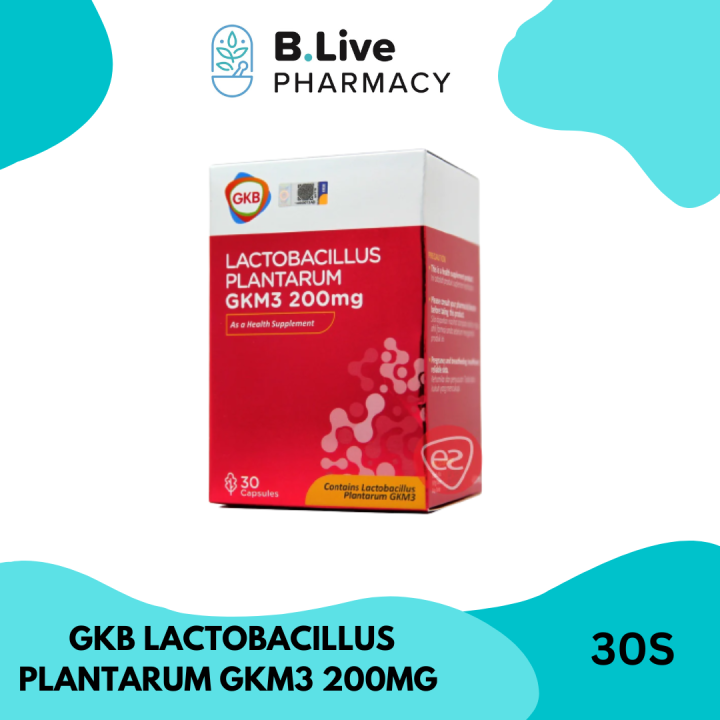 GKB LACTOBACILLUS PLANTARUM GKM3 200MG 30S | Lazada