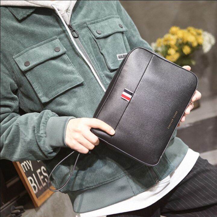 Hand Bag Kulit Tas Tangan Pria Kulit Import Clutch Pria KS95 Pouch ...