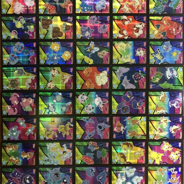 81PCS Pokemon New Limited Yarn Flash Card Season 1 Pokemon Card ...