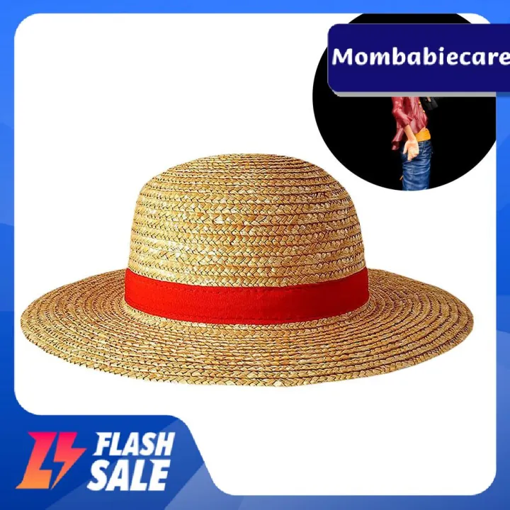 Luffy Straw Hat Multifunctional Anime Cartoon Character Sunscreen Straw ...