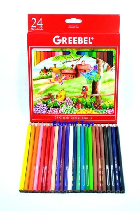 Pensil Warna Isi 24 Pcs | Lazada Indonesia
