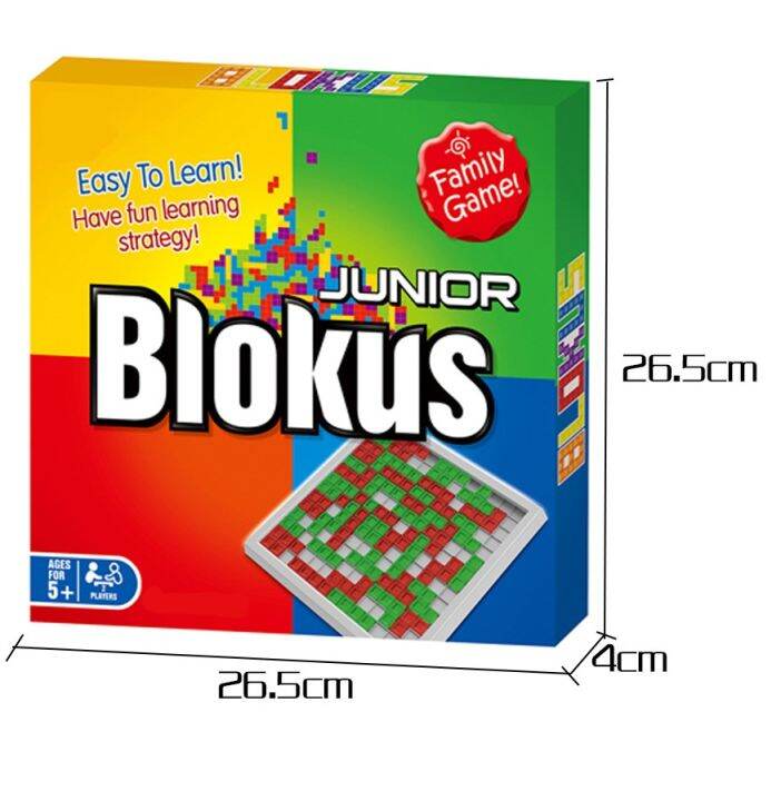 บอร์ดเกม วางแผนกลยุทธ์ เกมกระดาน Blokus Junior The Strategy - genuine ...