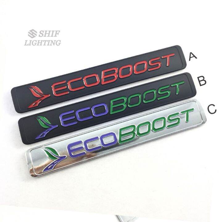 xuming 1 x Metal EcoBoost Badge Engine Emblem Car Decal Sticker Badge ...