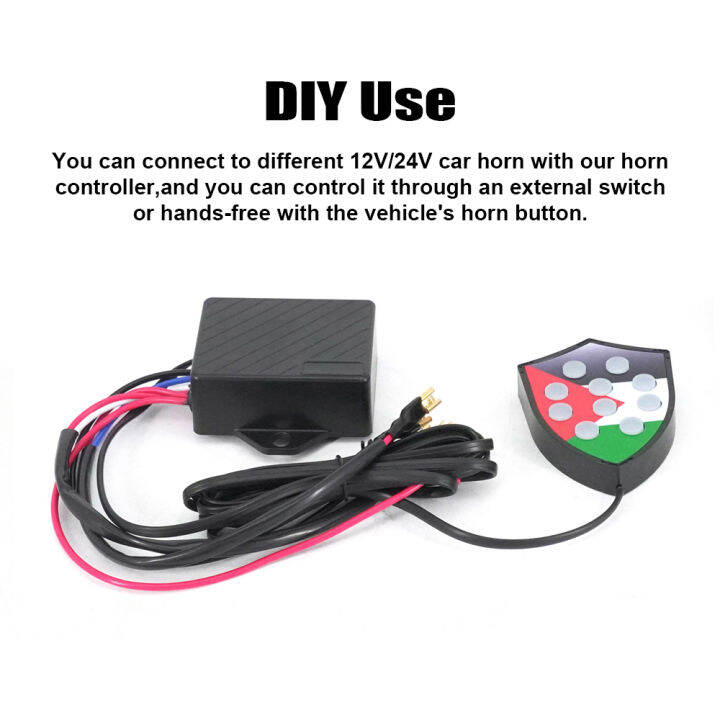 Lowest 12V/24V 10 Sound Waterproof Musical Electronic Horn Snail ...