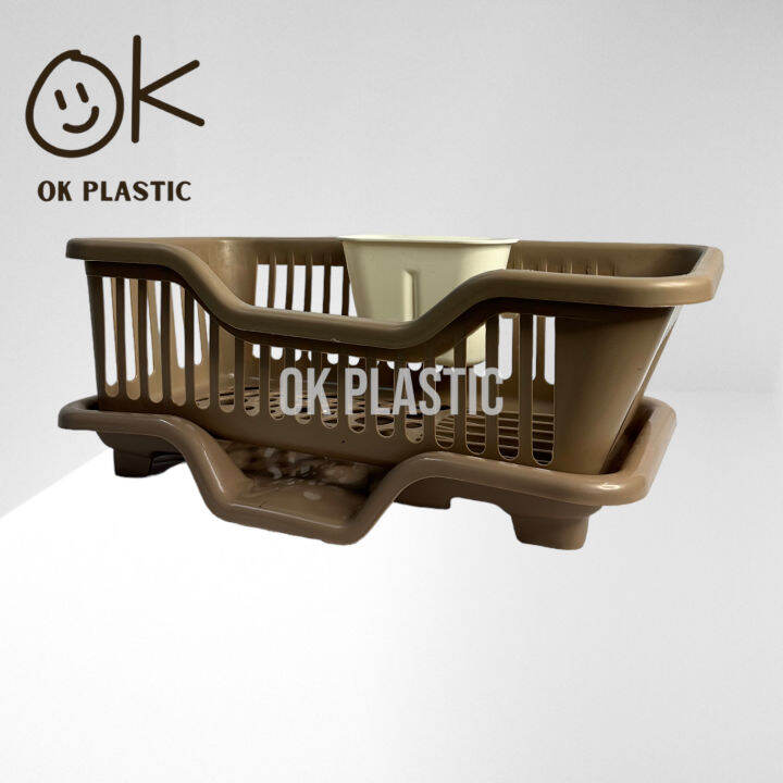 UniGlobal High Quality Plastic Kitchen Utensils Dish Drain Rack Plate ...