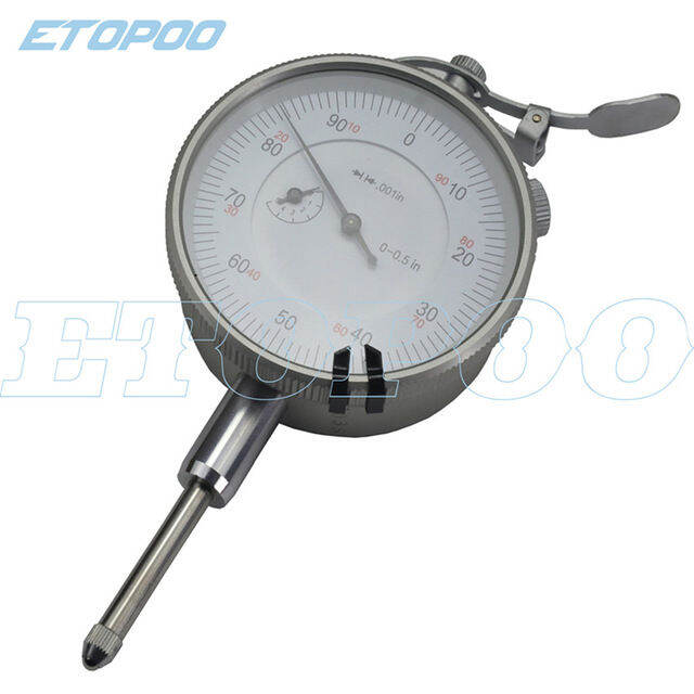 Shock Proof 1 Inch Indicator 0.001" Inch Dial Indicator 0-0.5" Dial ...