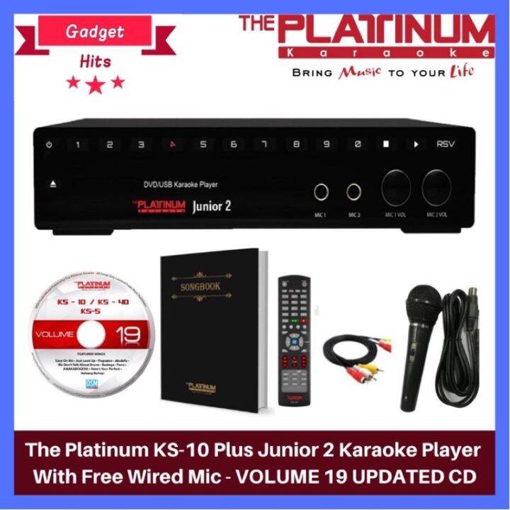 The new 2022 The Platinum KS-10 Plus Junior 2 Karaoke Player with Free ...