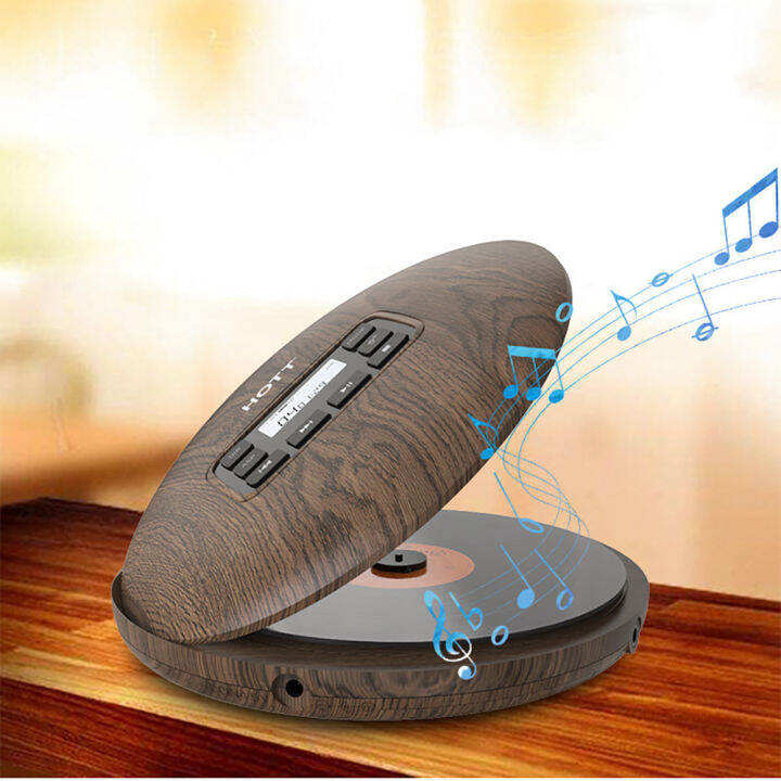 HOTT CD611 Portable CD Player LCD Display Anti-jumping Anti-vibration ...