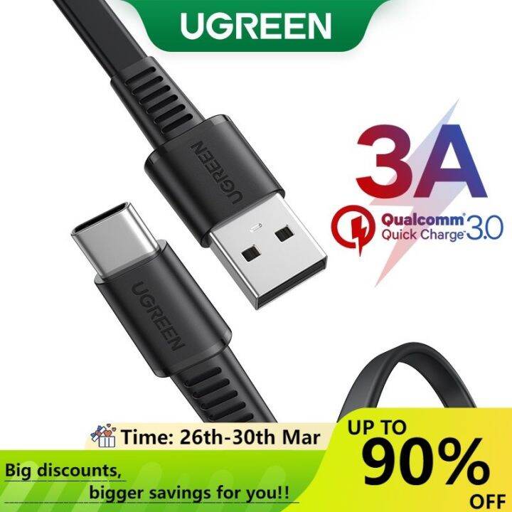 ¤☁ Ugreen 0.5M Data Cable / Usb Type C Charger Connect 3A Fast Charge ...
