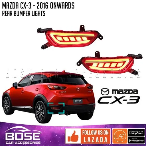 Mazda CX-3 / CX3 2016 Onwards Rear Bumper Light Special Design Out ...