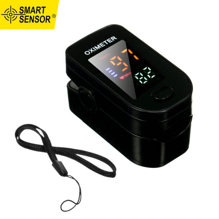 SMART SENSOR Multi-function Finger Pulse O-ximeter Blood Oxygen Sensor ...