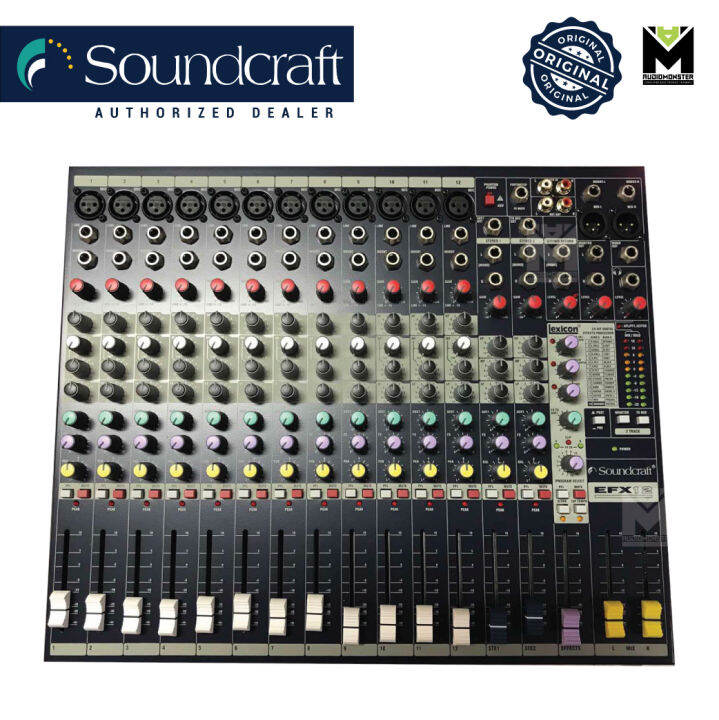 Original Soundcraft EFX12 12-channel Mixer with Effects | Lazada PH