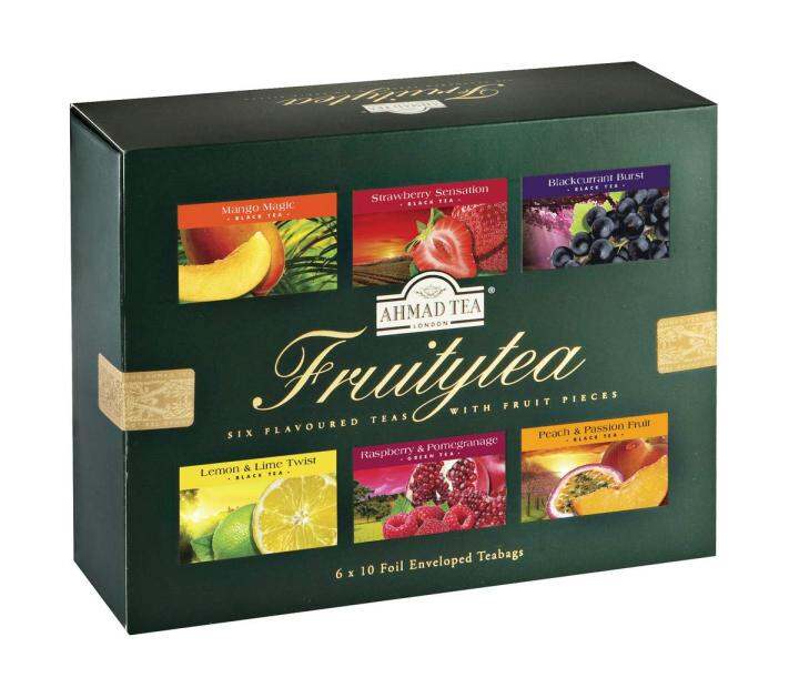 BUY 1 GET 1 Ahmad Tea Fruitytea Selection, 6 Flavors, 60 Teabags ...