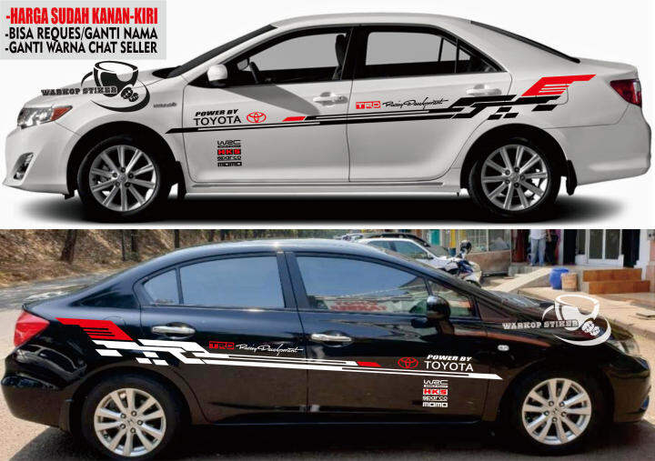 STIKER MOBIL SEDAN VIOS CAMRY DLL STRIPING LIST MOBIL BODY SAMPING ...