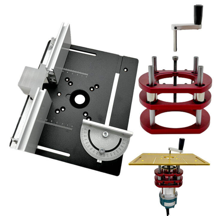 Router Lift Kit W/ Aluminum Router Plate for 65mm Diameter Motors ...