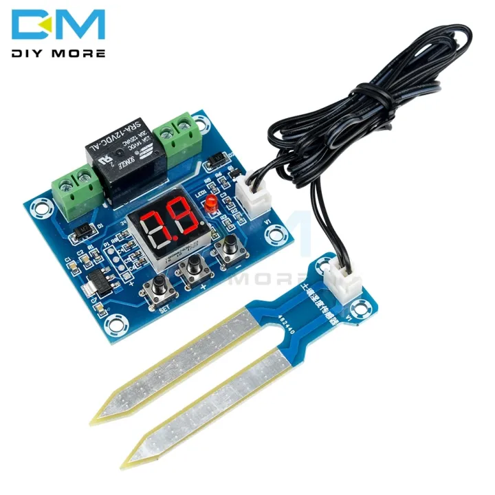 Diymore Kontroler Sensor Tanah, Papan Modul Sensor Tanah Kelembapan XH ...
