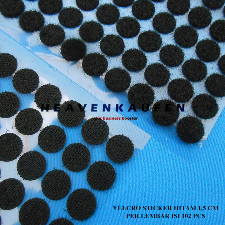Velcro Sticker Prepetan Kretekan Stiker Bulat Hitam Lebar 1,5 cm Harga ...