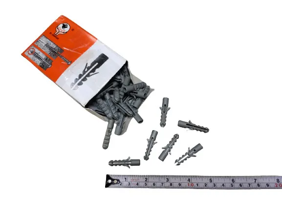 1 Kotak (100 Pcs) Piser Viser S8 S-8 Pengencang Skrup Baut Dynabolt ...