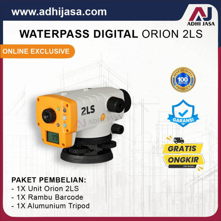 Waterpass Autolevel Digital Orion 2LS | Lazada Indonesia