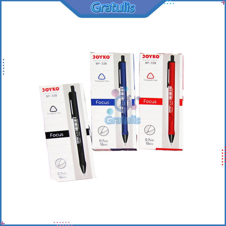 PULPEN FOCUS JOYKO [BP-338/1 PACK] / ALAT TULIS SEKOLAH / POLPEN JOYKO ...