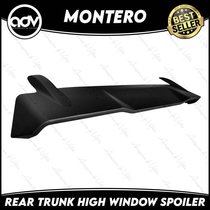 Mitsubishi Montero 2020 2021 2022 Rear Trunk High Window Spoiler (Matte ...