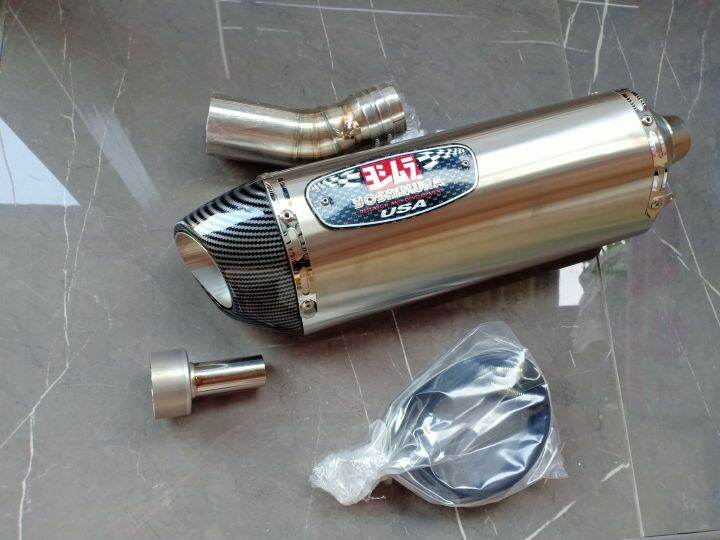 ท่อไอเสียมอไซ ท่อนินจา400 ชุดท่อสลิปออน KAWASAKI Z400, NINJA 400+โยชิ R77เงินปากเคฟล่า | Lazada ...