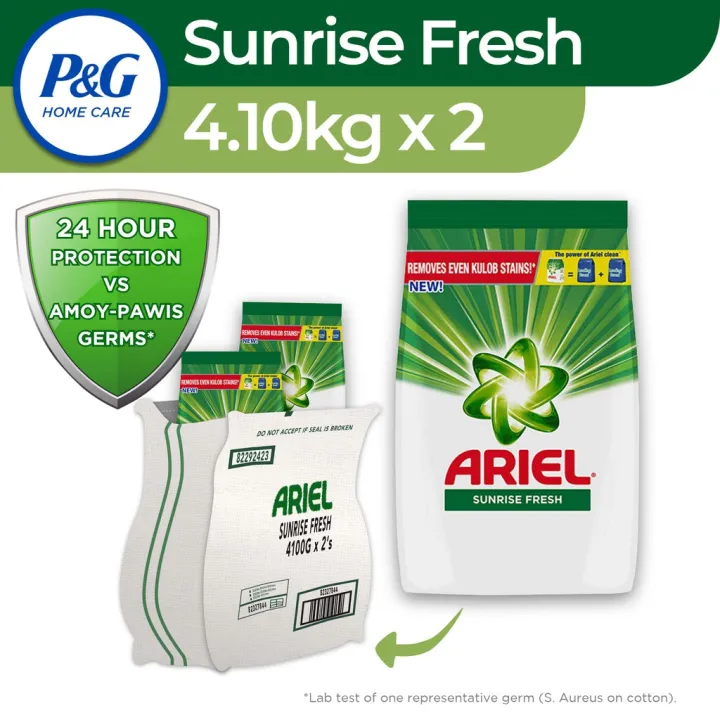Ariel Sunrise Fresh Powder Detergent (4.10kg) Set of 2 | Lazada PH