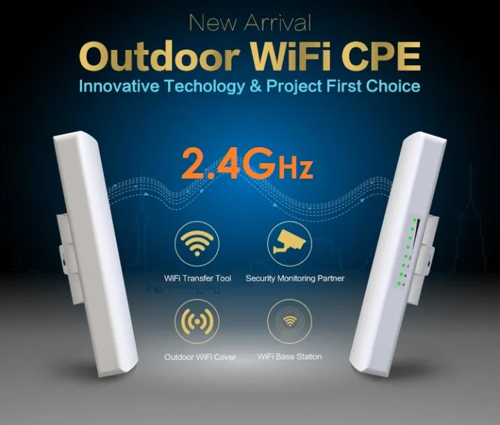 2.4GHz 300Mbps CPE Outdoor Wireless AP Bridge WIFI CPE Access Point | Lazada.co.th