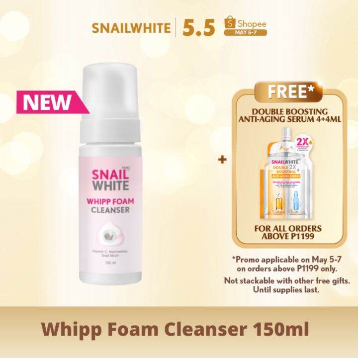 SNAILWHITE Whipp Foam 150ml | Lazada PH